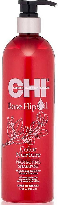 Купить CHI Rose Hip Oil Color Nurture Protecting Shampoo. Шампунь с ...